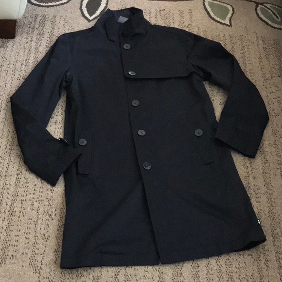 mini | Jackets & Coats | Mens Mini Trench Coat Regular Fit Black Medium ...